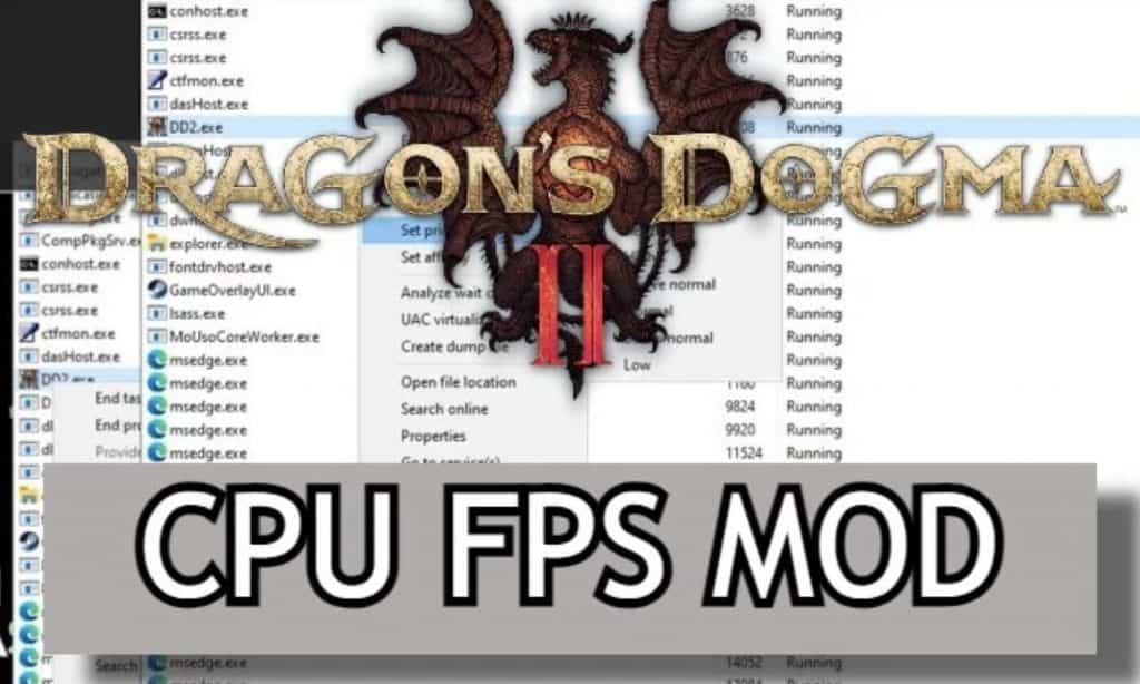 DD2 CPU Priority - Less Stuttering at City and Towns | Dragon's Dogma 2 Mod